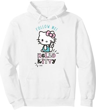Hello Kitty Like, Folge sozialen Freunden online Click Classic Pullover Hoodie