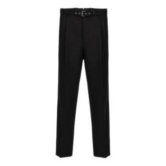 Prada G&uuml;rtelhose aus Wolle - - Trousers - Herren - Schwarzk - S