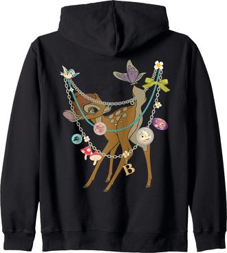 Disney Bambi Forest Friends Charm Necklace Print Kapuzenjacke