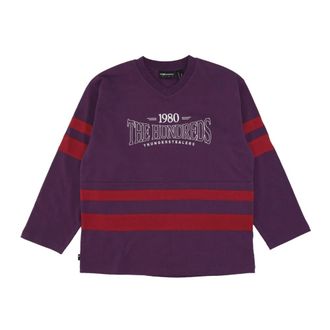 The Hundreds Leichtes Hockey-Trainingsanzug-Sweatshirt - - Tops - Herren - Lila - L