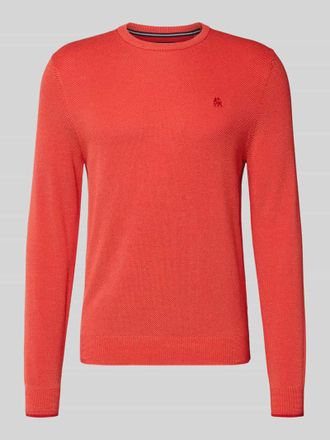 Lerros Strickpullover mit Label-Stitching