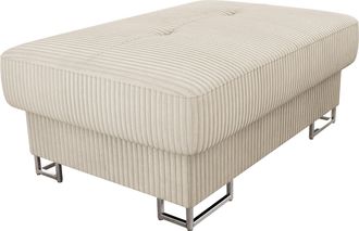 Mirjan24 Polsterhocker Cotere Cord, Hocker, Sofahocker, Moderner Sitzhocker, Sitzbank, Pouf, Fu&szlig;bank, Farbauswahl (Poso 100)