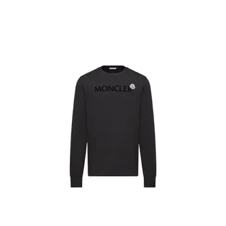 Moncler Moncler Sweat En Coton Avec Logo, Homme, Noir, Taille: 3xl