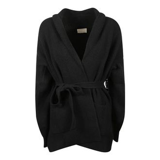 Drumohr L8S109Mif Long Sleeve Cardigan - - Knitwear - Damen - Schwarzk - XS