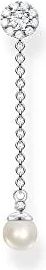 Thomas Sabo Boucles doreille 925 Argent Oxyde de Zirconium femme, Argenté, OneSize - H2238-167-14