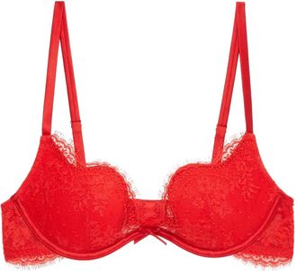 Fleur du Mal soutien-gorge en U Frankie en dentelle - Rouge