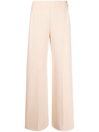 Patrizia Pepe pantalon taille-haute &agrave; fentes - Tons neutres