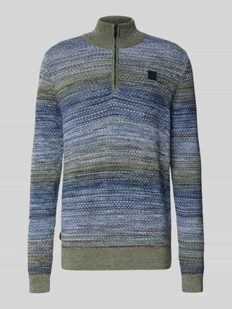 PME Legend Regular Fit Troyer aus reiner Baumwolle