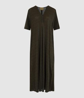 Momoni Robe Penelope Dress Olio