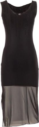Liu Jo Femme, Robes, Noir, Taille: 42 FR Midi Robes