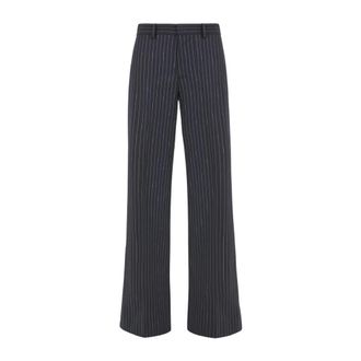 P.A.R.O.S.H. Marine Gestreifte Libra Hose - - Trousers - Damen - Blau - XS
