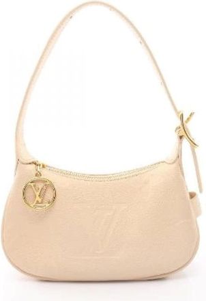 Louis Vuitton Sac bandouli&egrave;re Mini Moon Monogram Empreinte Pre-owned - Femme - Pre-owned - Beige - Taille: ONE Size
