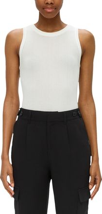 QS by s.Oliver Damen 2143217 Stricktop, Creme 0200, XXL