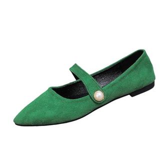 Generic Chaussures plates pour femme &agrave; bout pointu - Style d&eacute;contract&eacute; - Couleur unie - &Eacute;l&eacute;gantes - Respirantes - Antid&eacute;rapantes - Confortables - Pour le bure
