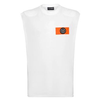 Plein Sport Homme, Tops, Blanc, Taille: 3XL D&eacute;bardeur
