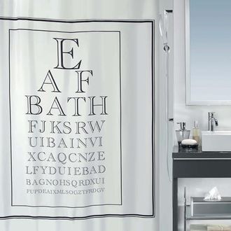 Spirella 10.17889 DV-Textil Vista, 180 x 200 cm, schwarz