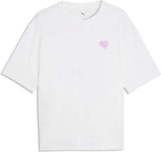 Puma Wardrobe Essentials Boxy Flower Bouquet Graphic T-Shirt Herren, Accessoires, Wei&Atilde;Y, XXL