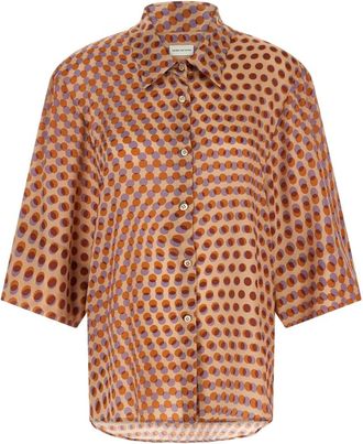 Dries Van Noten Femme, Blouses et Chemises, Multicolore, Taille: 40 FR Clea Shirt