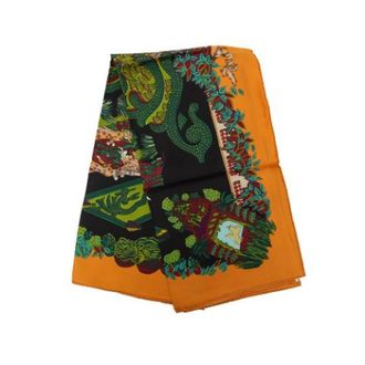 Herm&egrave;s Pre-owned Le Paradis du Roy Silk Scarf - Femme - Pre-owned - Multicolore - Taille: ONE Size