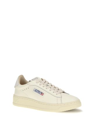 Autry Womens Dallas Low Leather Sneakers Msh-Msh Msh/msh