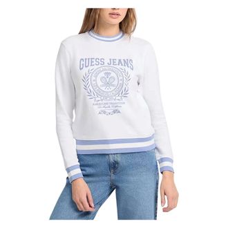 Guess Damen, Sweatshirts & Hoodies, Wei&szlig;, XSGr&ouml;&szlig;e