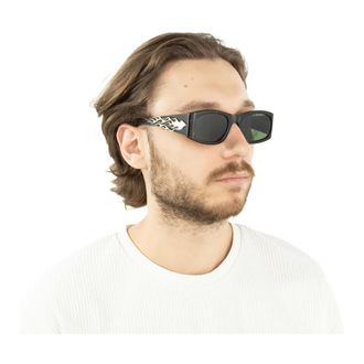 Pleasures unisex, Accessoires, Noir, Taille: ONE Size Lunettes de soleil Tortue Flamme