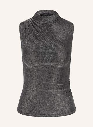 Luisa Cerano Luisa Cerano Top Mit Glitzergarn grau