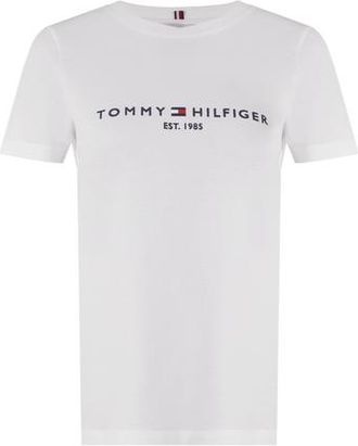 Tommy Hilfiger T-shirt col rond en coton organique