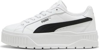 Puma Women Karmen II L Sneaker, PUMA White-PUMA Black-PUMA Silver, 38 EU