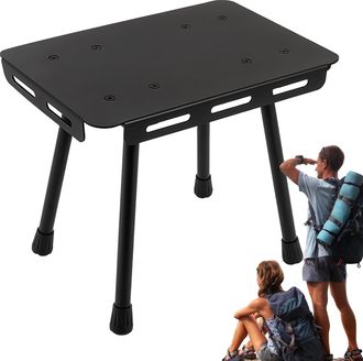Generico Campinghocker f&uuml;r Erwachsene, Hocker, Laptopsitz, multifunktionaler Outdoor-Tisch f&uuml;r Wandern, kompakter Sitz f&uuml;r Picknicks, Reisen, Grillen