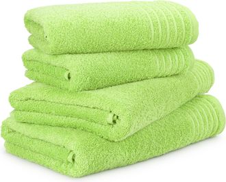 M&ouml;ve Handtuchset New Classic 4-TLG Handt&uuml;cher - 2X 50x100cm + 2X 67x140cm, 100% Baumwolle