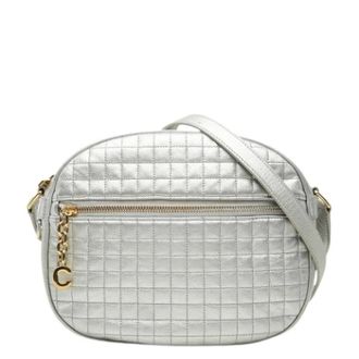 Celine Sac bandouli&egrave;re vintage doccasion - Femme - Pre-owned - Gris - Taille: ONE Size