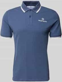 Sergio Tacchini Slim Fit Poloshirt mit Logo-Stitching Modell Reed