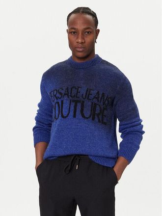 Versace Jeans Couture Pullover VERSACE JEANS-79GAFM05 Blau Regular Fit