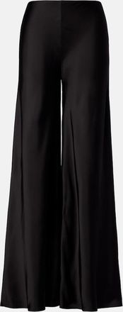 Norma Kamali Weite Hose aus Satin
