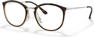 Ray-Ban Rb7140 Optics Gunmetal Fassung Klar Glas 51-20