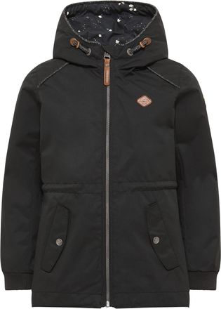 Ragwear Layra M&auml;dchen Jacke &Uuml;bergangsjacke Parka Sommerjacke Mantel wasserabweisend Vegane Streetwear (DE/NL/SE/PL, Numerisch, 152, Regular, Black)