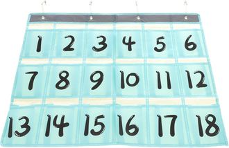 BESPORTBLE Gatuida Wandh&auml;ngende Aufbewahrungstasche mit F&auml;chern aus Oxford &uuml;ber T&uuml;r H&auml;ngender Organizer f&uuml;r Handys Klassenzimmer taschendiagramm zur &Uuml;bersichtlic