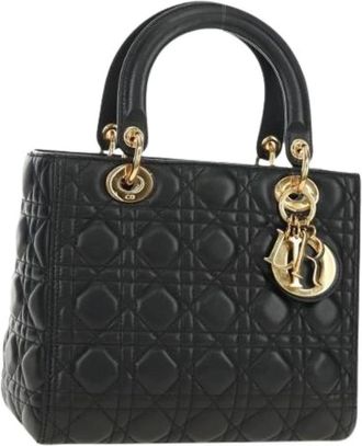 Dior Sac &agrave; main vintage doccasion - Femme - Pre-owned - Noir - Taille: ONE Size