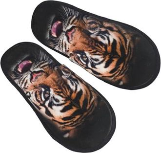 Generic Pantoufles De Voyage Tigre Galaxie Chaud Accueil Pantoufles Unisexe Maison Slippers Pour Homme Spa Int&eacute;rieur L