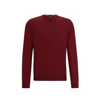 HUGO BOSS Boss - Hauts > Manches Longues - Homme - Pulls - Rouge - Taille: 3XL