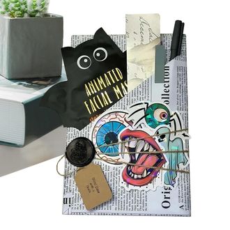 Generic Überraschungstreffen mit einem Halloween-Buch, Horrorbuch und Geheimnis | Zubehör für Leseliebhaber, Thema und Geist, Halloween, für Frauen, Erwachsen