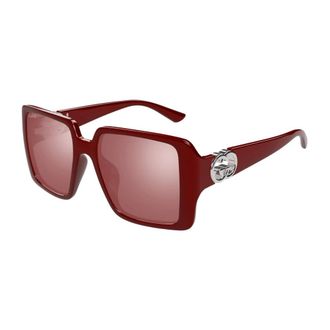 Gucci Sonnenbrille - - Accessories - Damen - Rot - 54 MM