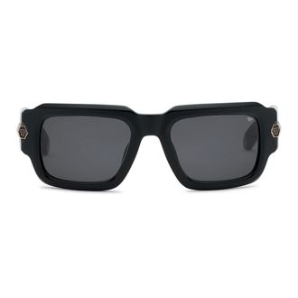 Philipp Plein Homme, Accessoires, Noir, Taille: ONE Size Empire Lunettes de soleil
