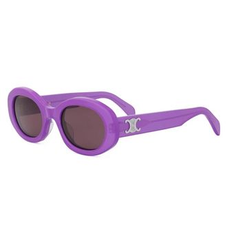 Celine Stylische Sonnenbrille mit lila Rahmen - - Accessories - Damen - Lila - 52 MM