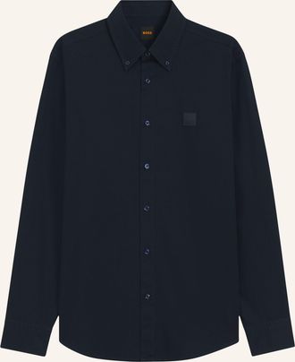 HUGO BOSS Hemd Ricoplus_M Regular Fit blau