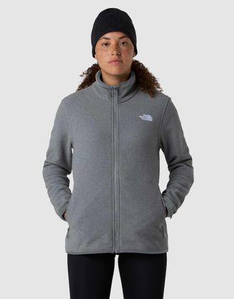 The North Face Glacier - Polaire zipp&eacute;e - Gris moyen chin&eacute;