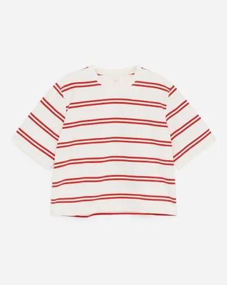 Arket Kastiges Signature-T-Shirt -Rot