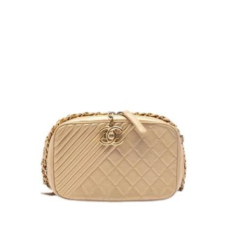 Chanel Pre-owned Coco Boy Kameratasche - - Pre-owned - Damen - Beige - ONE SIZE