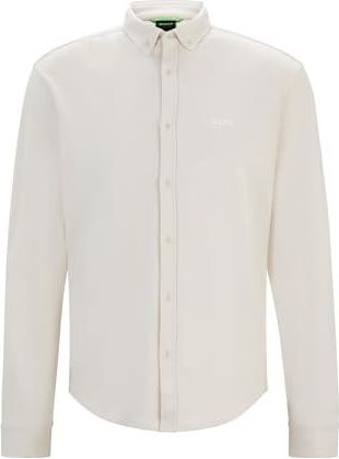 BOSS Hommes B Motion Chemise Regular en Maille de Coton Infroissable